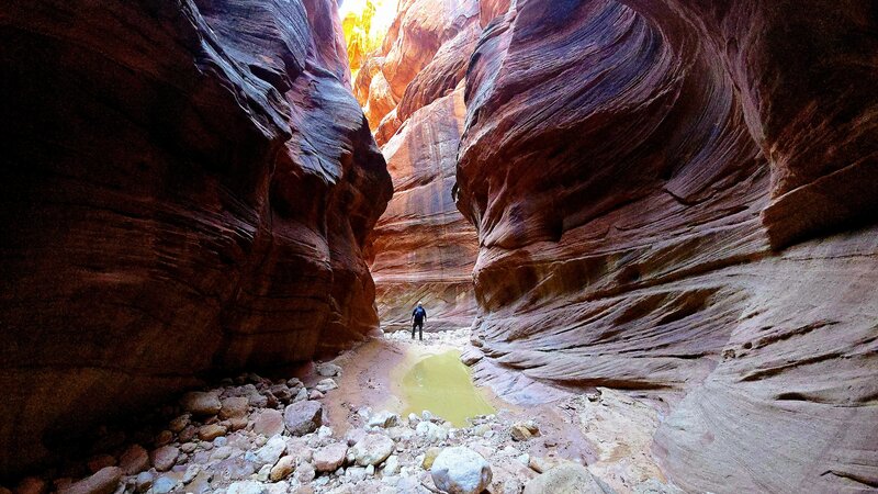 Buckskin Gulch: Wire Pass to White House Running Trail, Kanab, Utah
